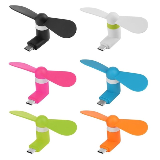 Universal Type-C USB Fan Android Phone Mini Portable Cooling | Shopee ...