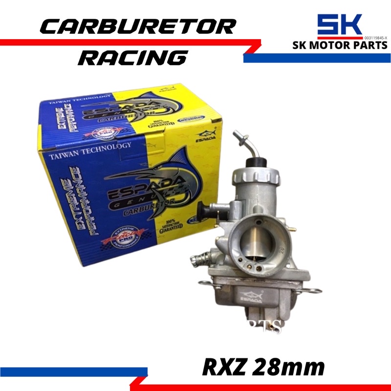 Racing Carburetor RXZ 28mm ESPADA Original(karb carb senang setting rxz ...