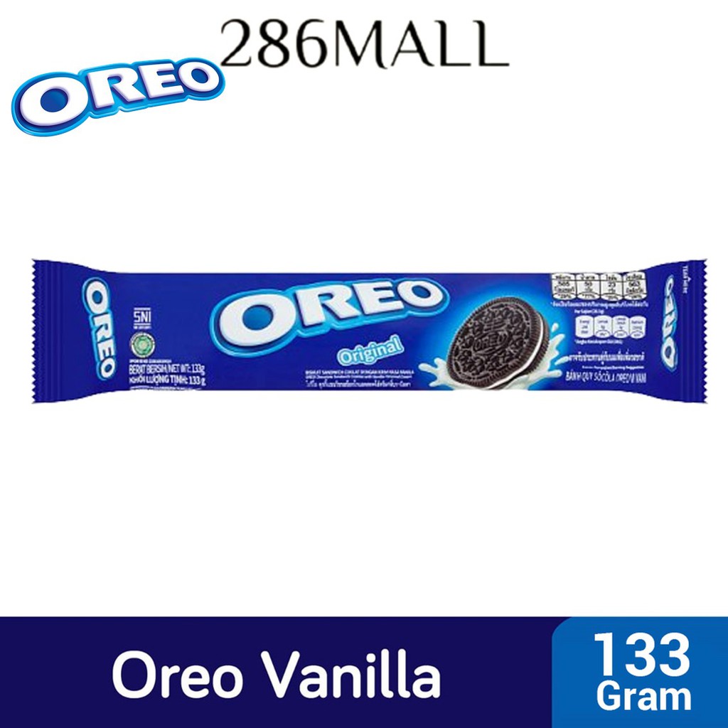 Oreo Original Chocolate Sandwich Cookies with Vanilla Flavored Cream ...