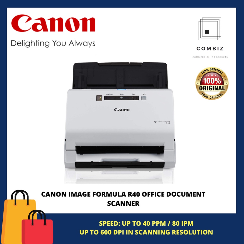 CANON IMAGE FORMULA R40 OFFICE DOCUMENT SCANNER | Shopee Malaysia