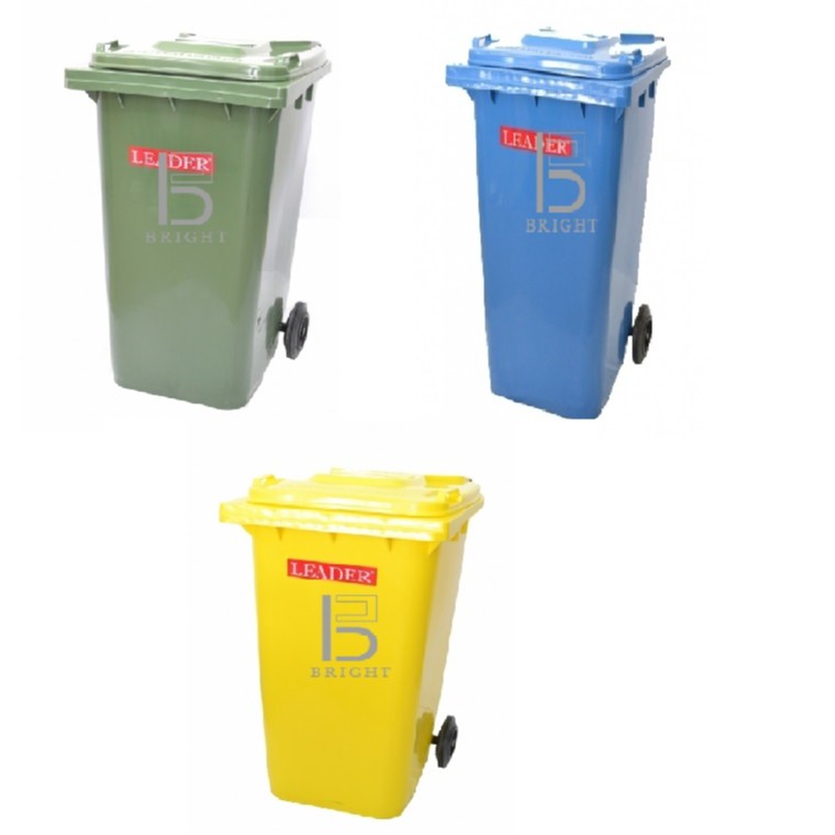[READY STOCK] LEADER BP120 Mobile Garbage Bins 120L - [Green/Blue ...
