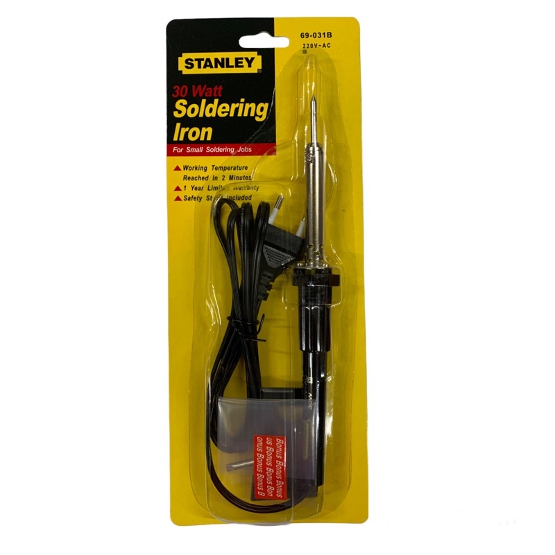 [100% ORIGINAL] STANLEY HEAVY DUTY SOLDERING IRON - 30W (69-031B ...