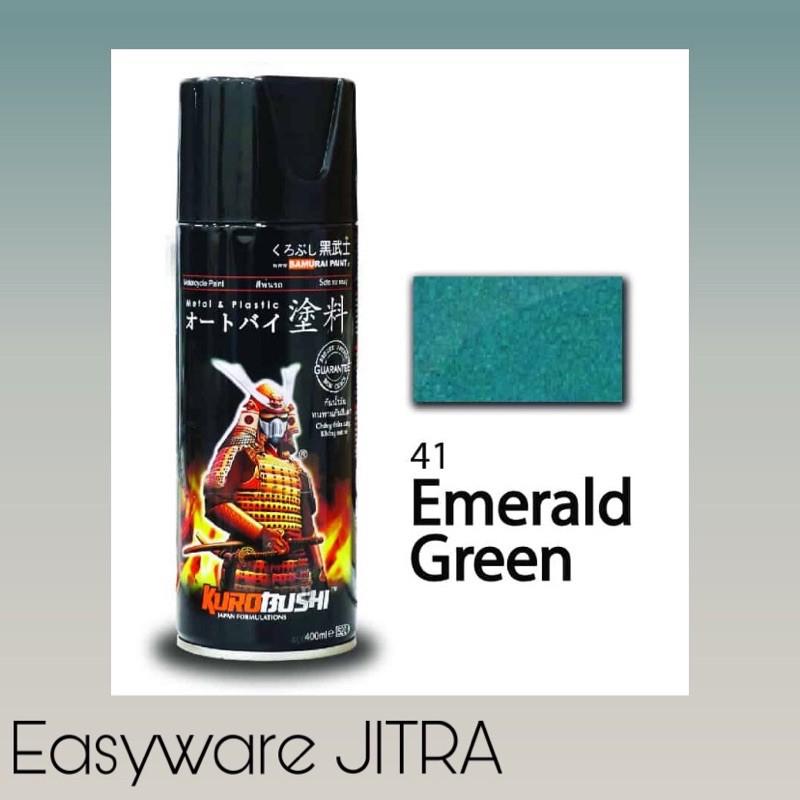 SAMURAI #41 METALLIC EMERALD GREEN Spray Paint 400ml ( SAMURAI PAINT ...