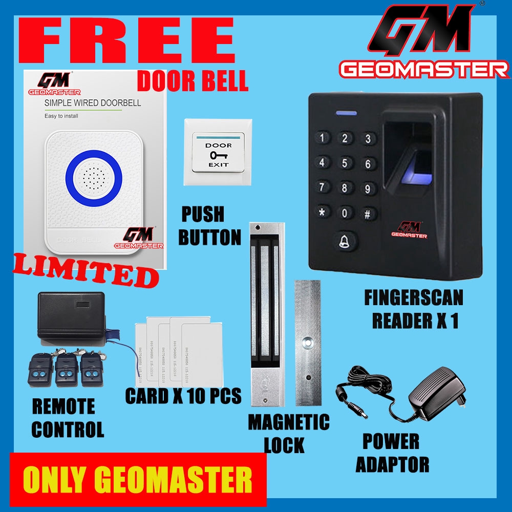 Geomaster Fingerprint Door Access , Finger scan Door Access System ...