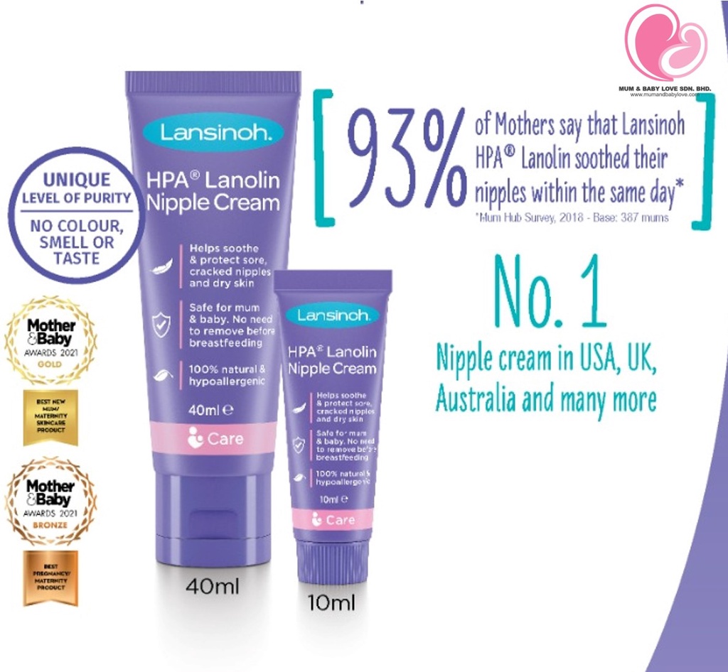 Babymommy👶Lansinoh Nipple Cream 10ml /40ml Lansinoh Nipple Balm ...