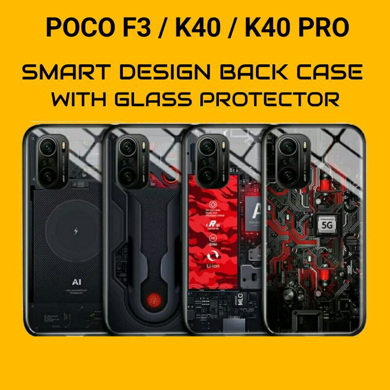 Xiaomi Poco F3 Glass Case Smart Design | Shopee Malaysia