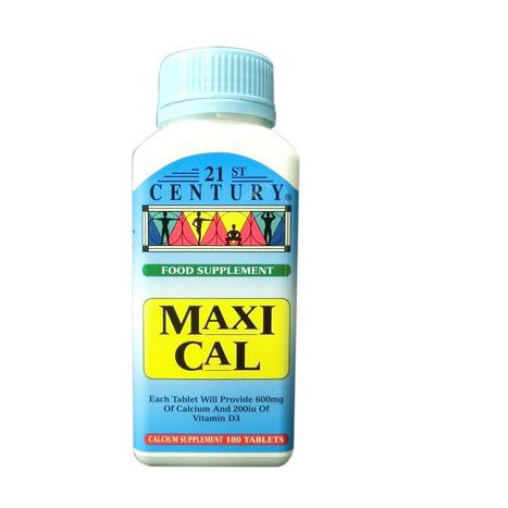 21st CENTURY MAXI CAL 180 Biji | Shopee Malaysia