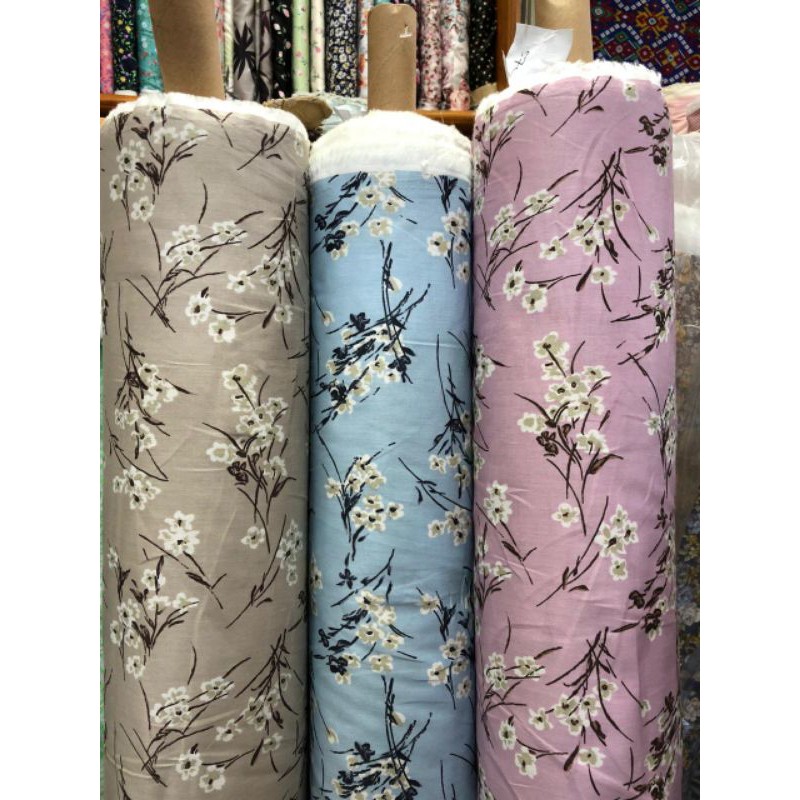 KATUN Japanese cotton fabric, Japanese catoon catton, large cherry ...