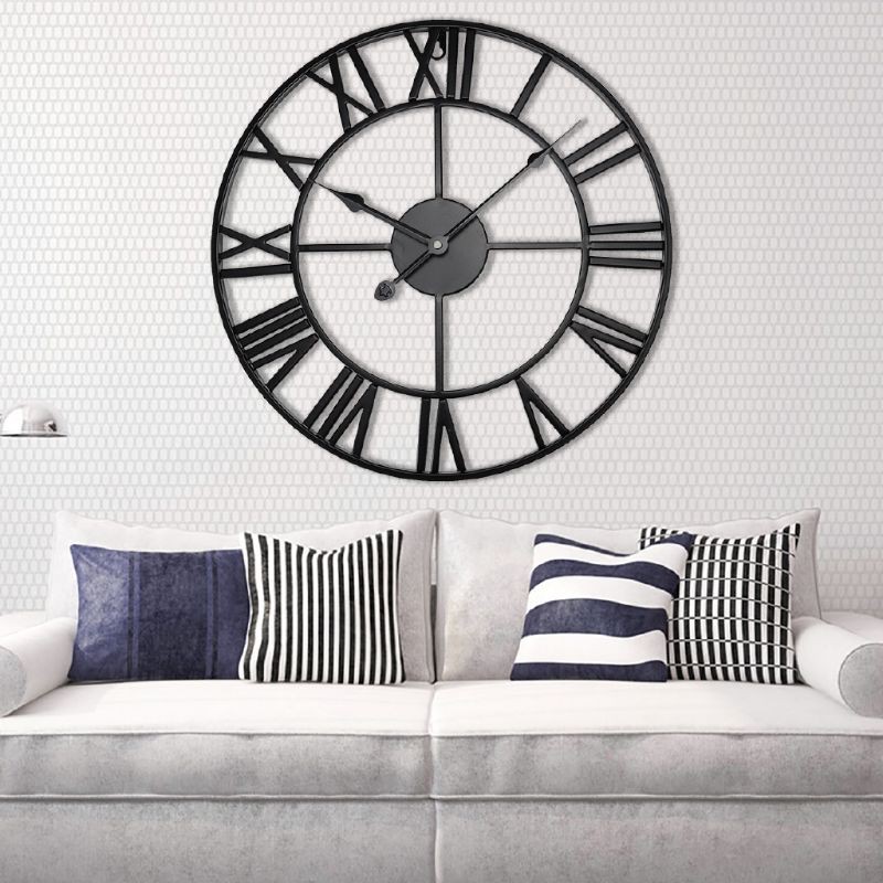 large Roman Clock 60cm | Shopee Malaysia