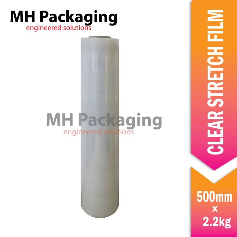 CLEAR STRETCH FILM 500MM X 2.2KG (CORE 200G) | Shopee Malaysia