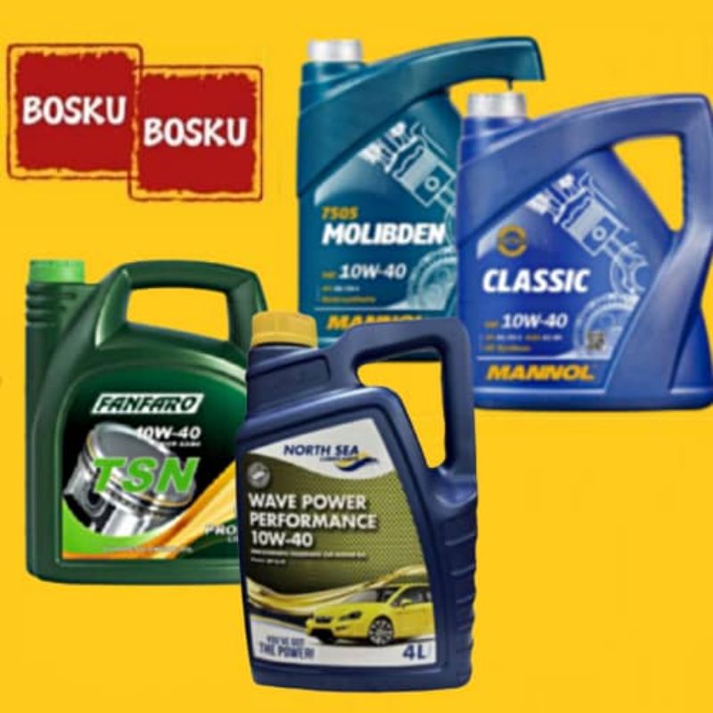 IMPORTED SCT GERMANY Engine Oil 10W40_4L NORTH SEA HOLLAND MANNOL FANF ...