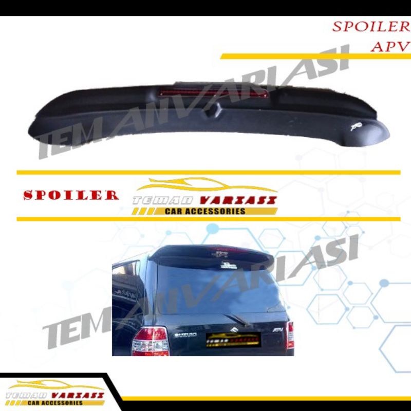 Epoxy SPOILER VARIATIONS ON THE REAR OF THE SUZUKI APV CAR WITH LIGHTS ...