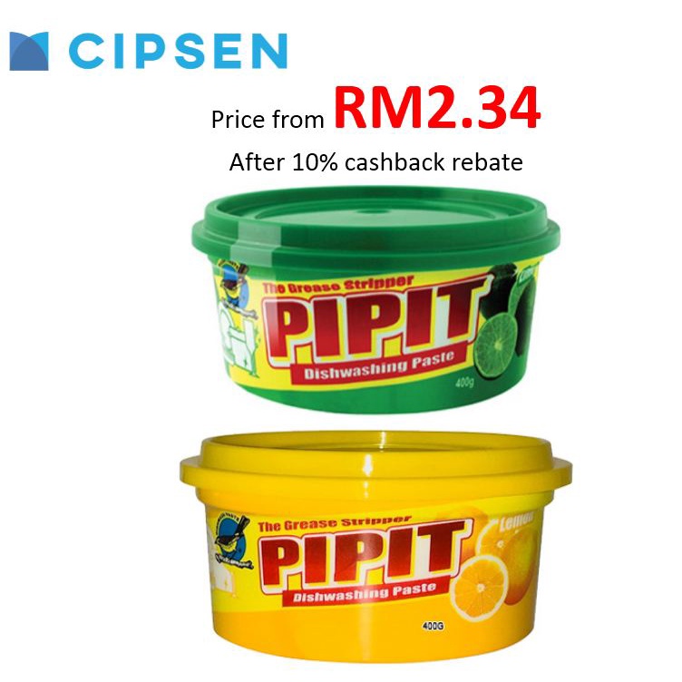 Pipit Dishwashing Paste Lime/Lemon 400g | Shopee Malaysia