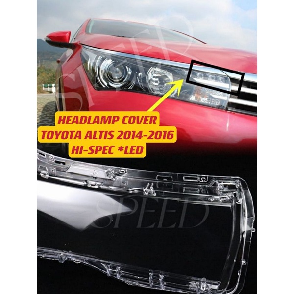 TOYOTA ALTIS 2014-2016 HI- SPEC WITH LED HEAD LAMP COVER HEAD LIGHT ...