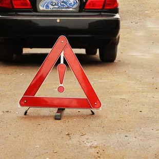 reflective tripod hazard warning sign( yellow / red) | Shopee Malaysia