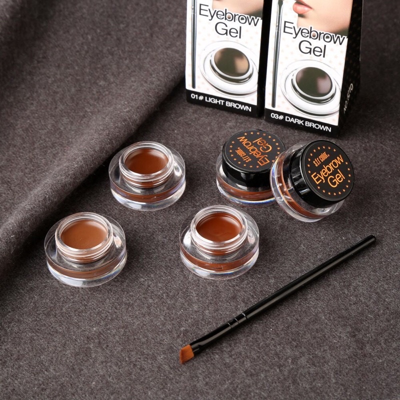 SFR EYEBROW GEL WITH BRUSH & EYEBROW POWDER SFR | Shopee Malaysia