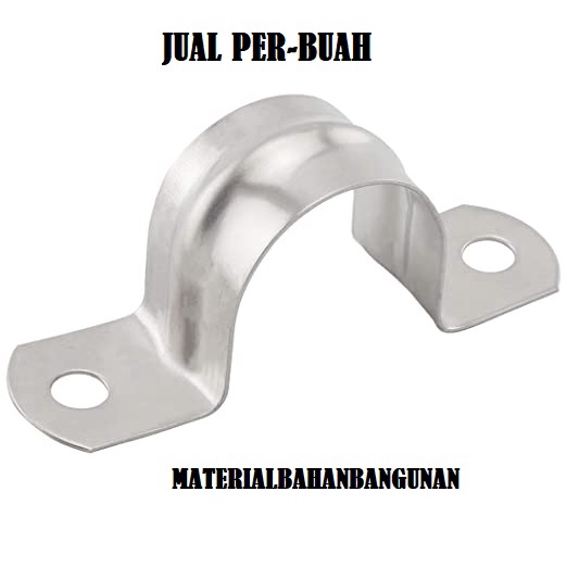 Perbuah Clamps Omega M 27 Stainless Steel Wall Pipe Holder Clamps ...