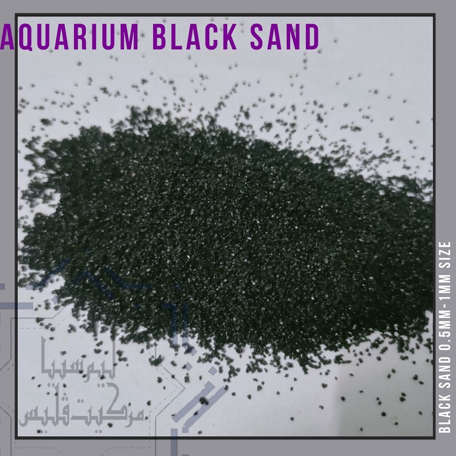 Aquarium Black Sand Natural Bottom Substrate And Pavement | Shopee Malaysia