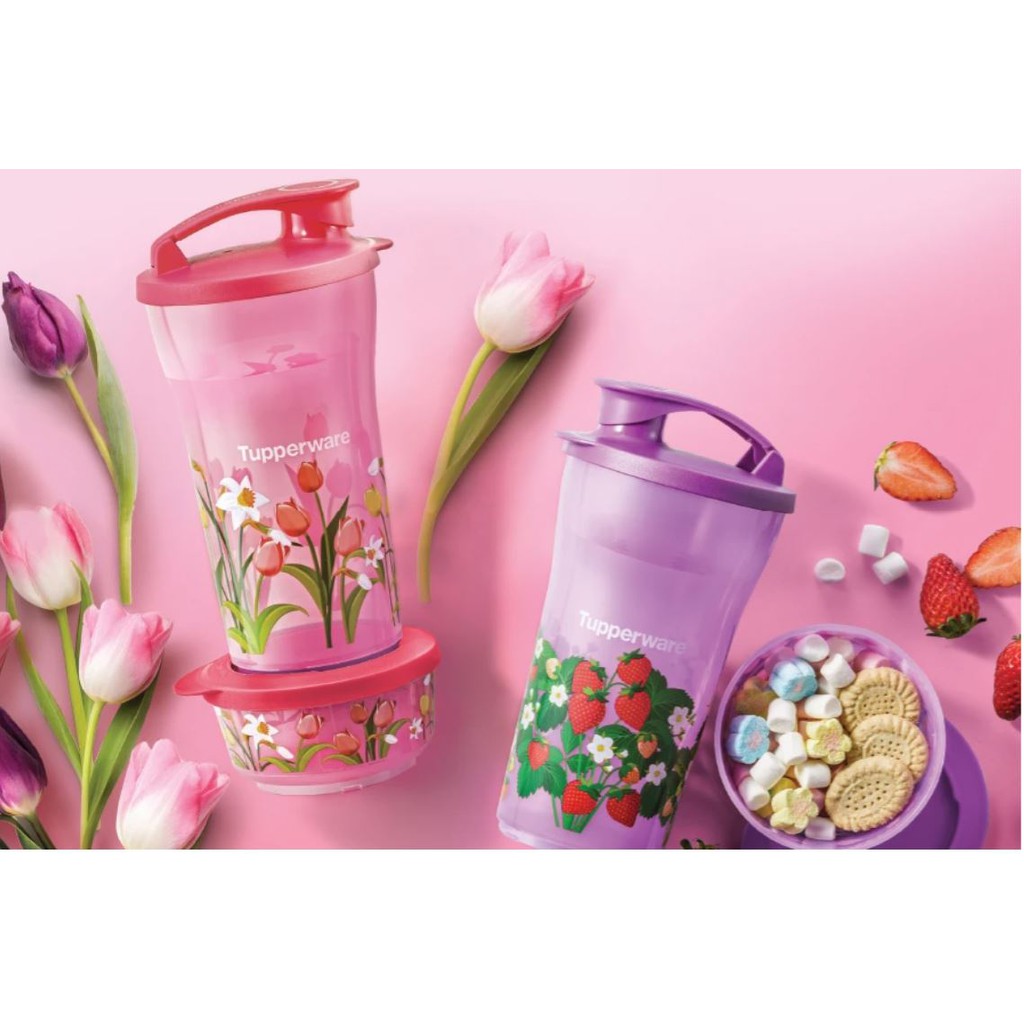 Tupperware Quench & Snack Set/Tumbler 800ml/Water Bottle 800ml/Snack ...