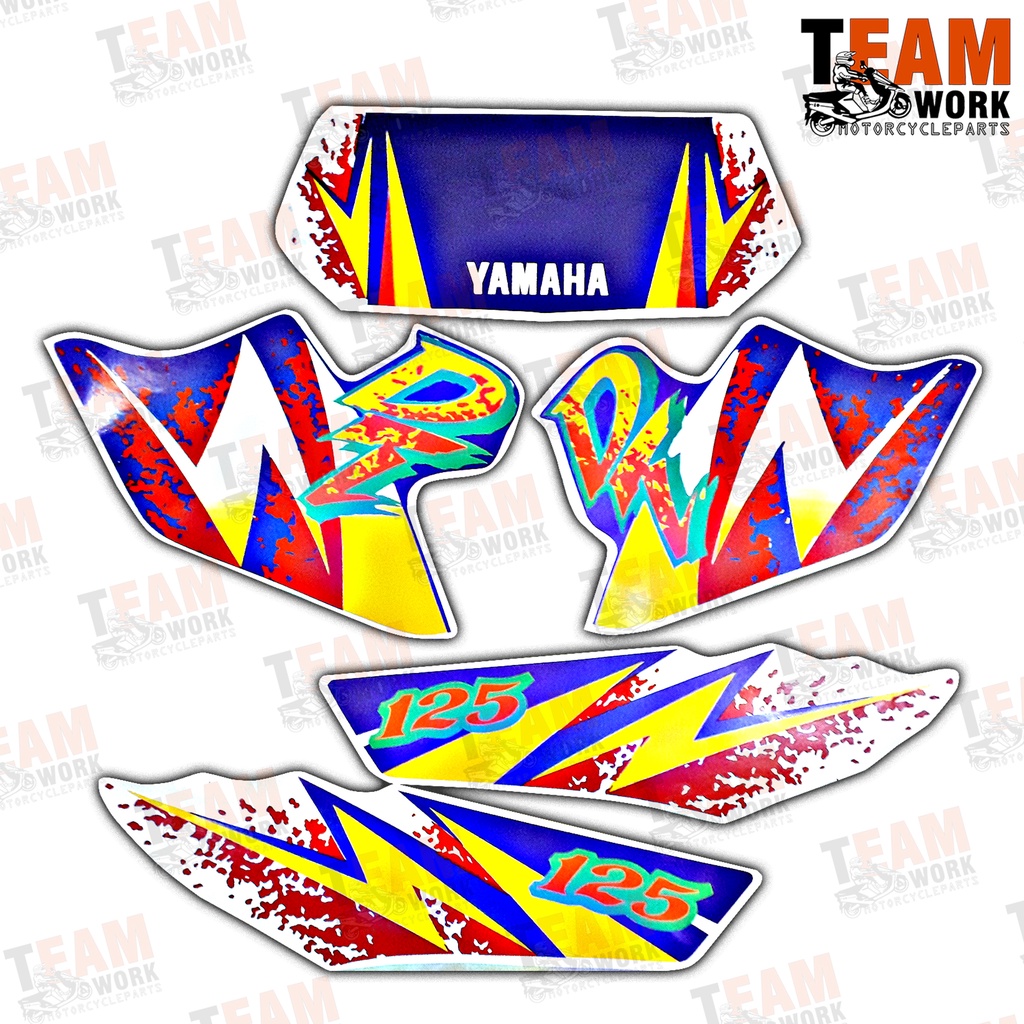 Yamaha DT125 Sticker / Decals SET DT 125 | Shopee Malaysia