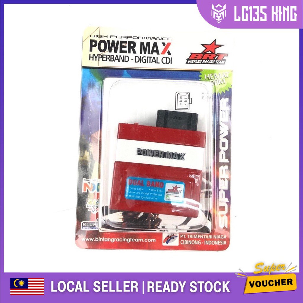 YAMAHA SRL115-FI LAGENDA FI SRL115FI 115FI (1DY / 2WB) RACING ECU BRT POWERMAX POWER MAX ...