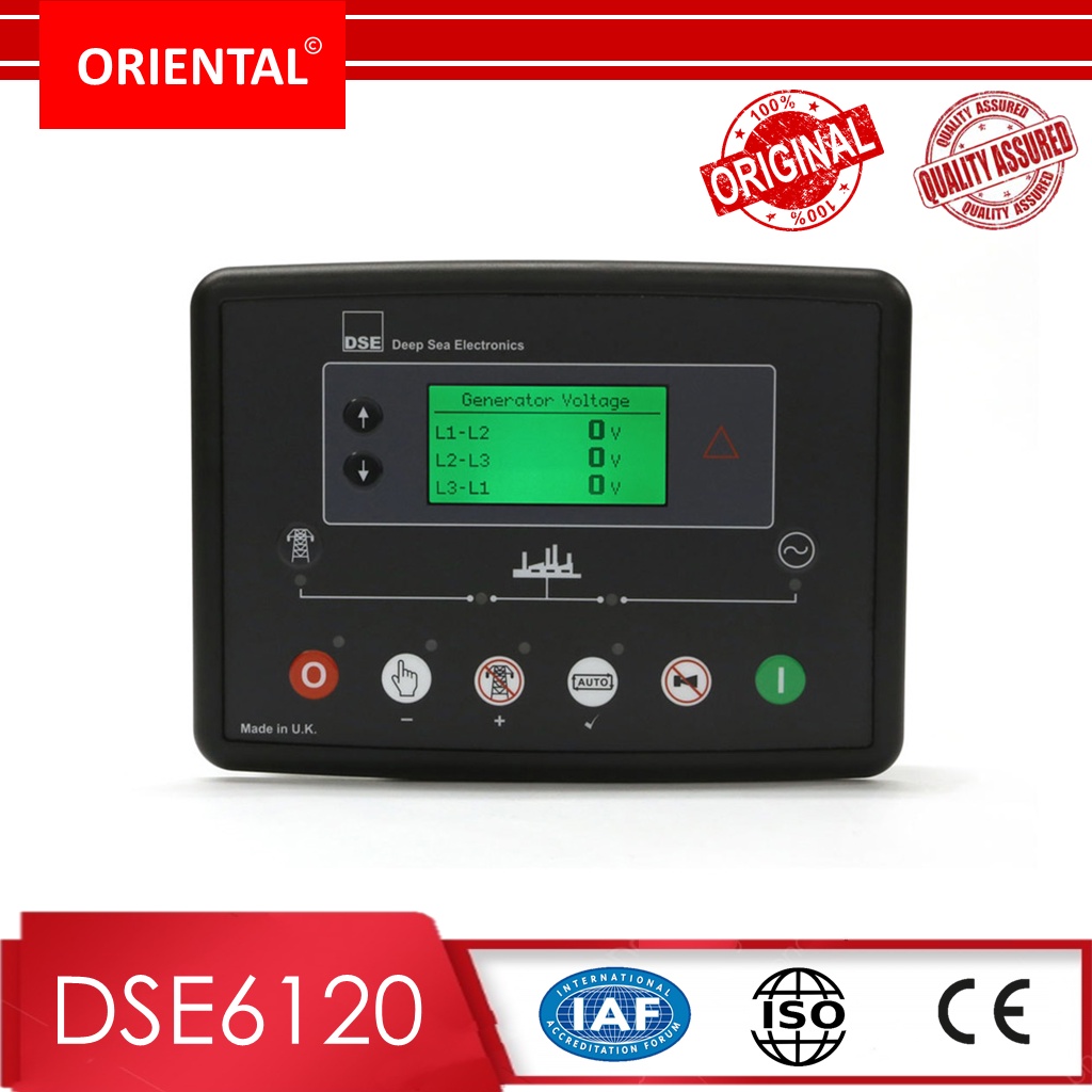 Original DSE6120 | OEM DSE6120 | Generator Control Panel | UK DSE Deep Sea Electronics ...