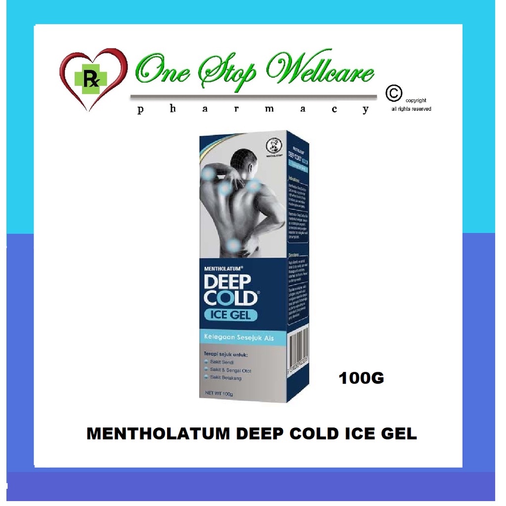 MENTHOLATUM DEEP COLD ICE GEL 100G (EXP: 03/2028) | Shopee Malaysia