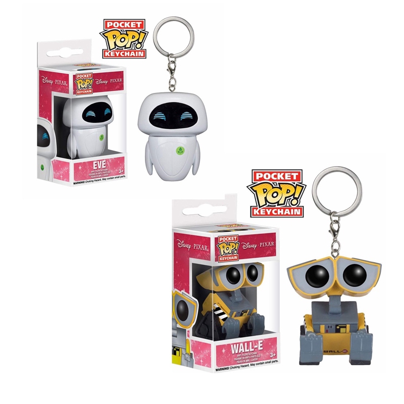 POP KEYCHAIN WALL E & EVE Figures Collection Model Toys | Shopee Malaysia