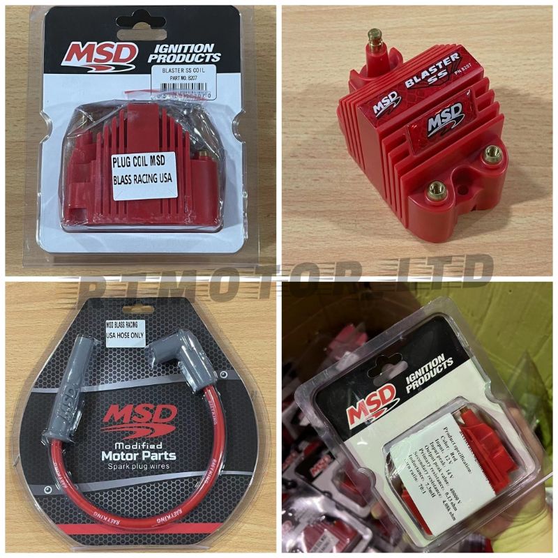 MSD PLUG COIL 1 SET UNIVERSAL BLASTER PLUG COIL WITH MSD IGNITION ...