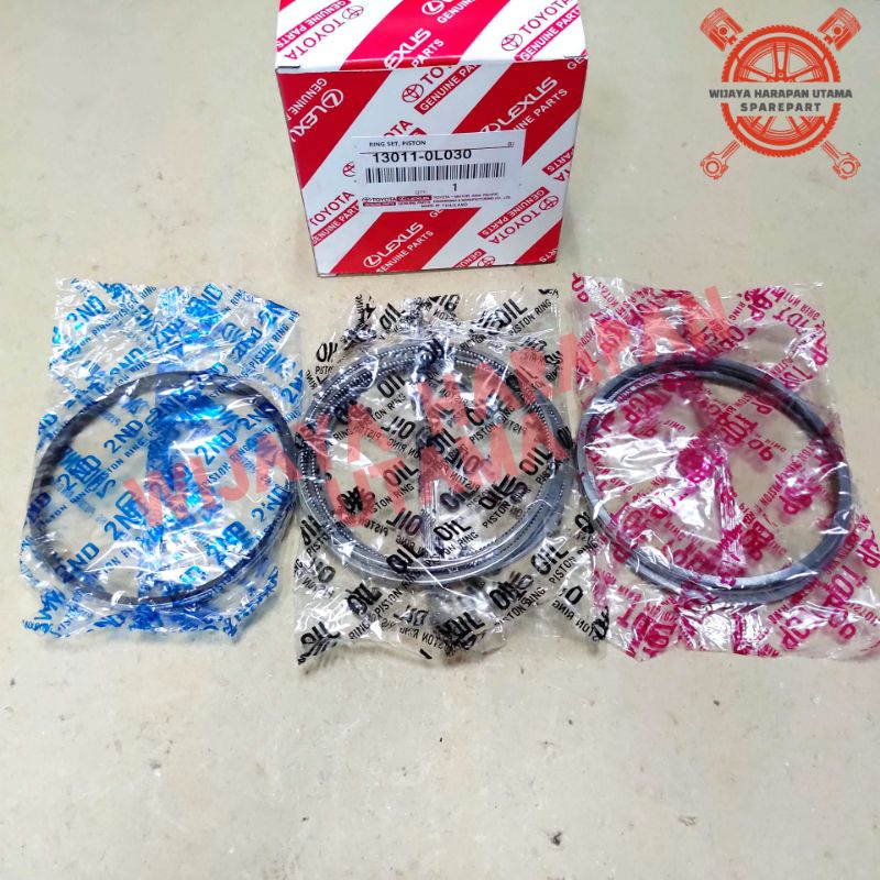 Toyota Hilux Fortuner 1KD 3.0cc 3000cc Standard Size Piston Ring ...