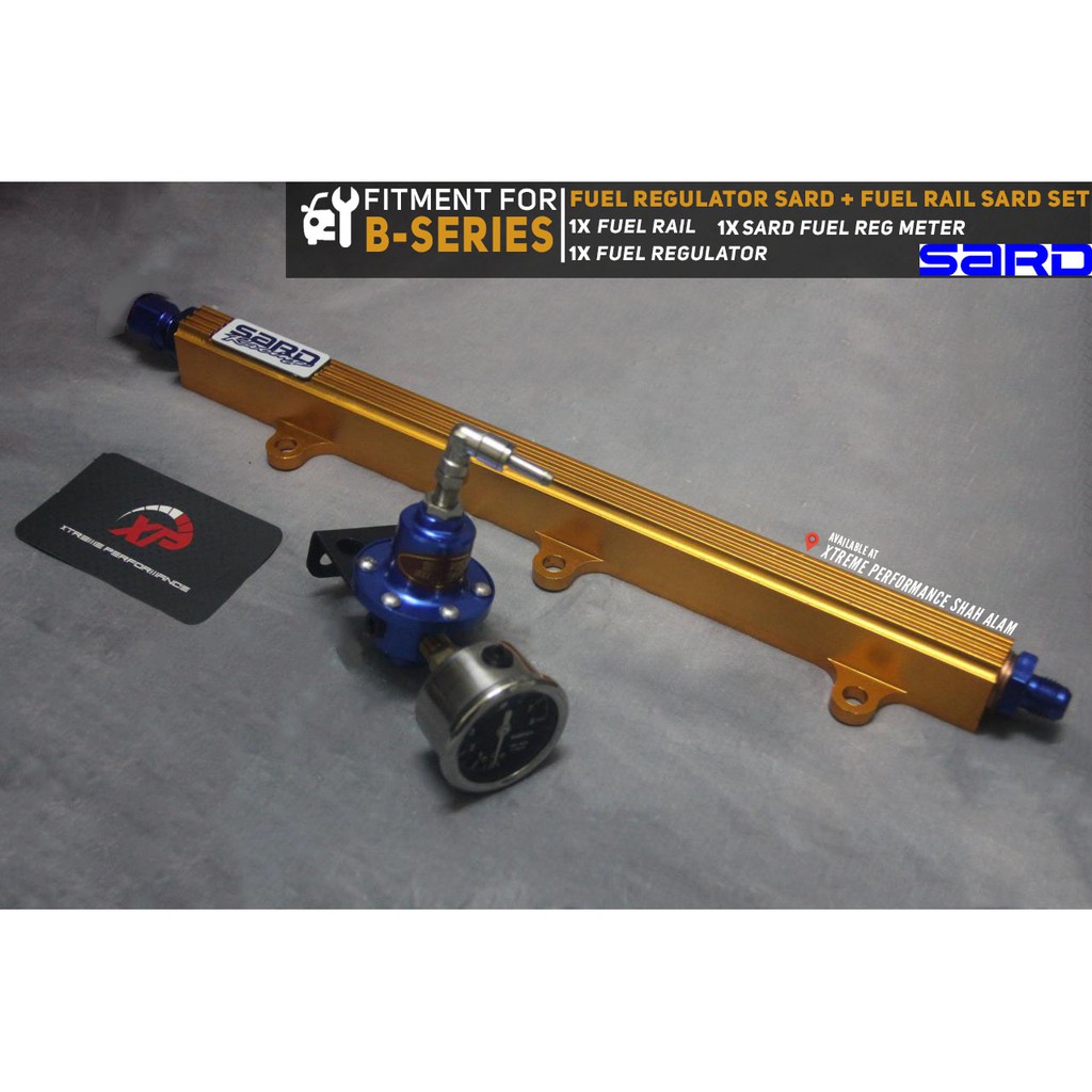 SARD RACING FUEL RAIL HONDA CIVIC B16 B18 B20 SET FUEL REGULATOR WITH ...