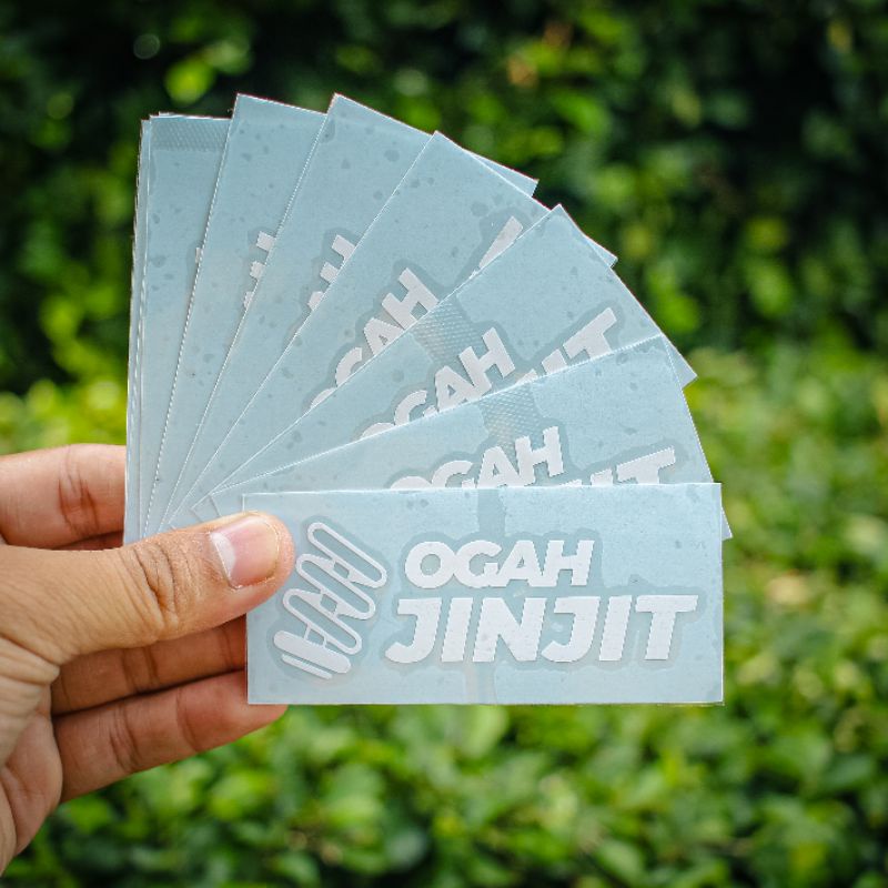 Sticker Cutting - WHAT IS THE JINJIT | Shopee Malaysia