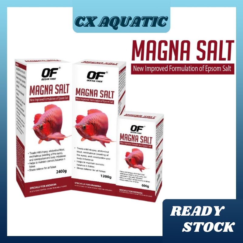 Ocean Free Magna Salt for arowana 600g 1200g 2400g | Shopee Malaysia