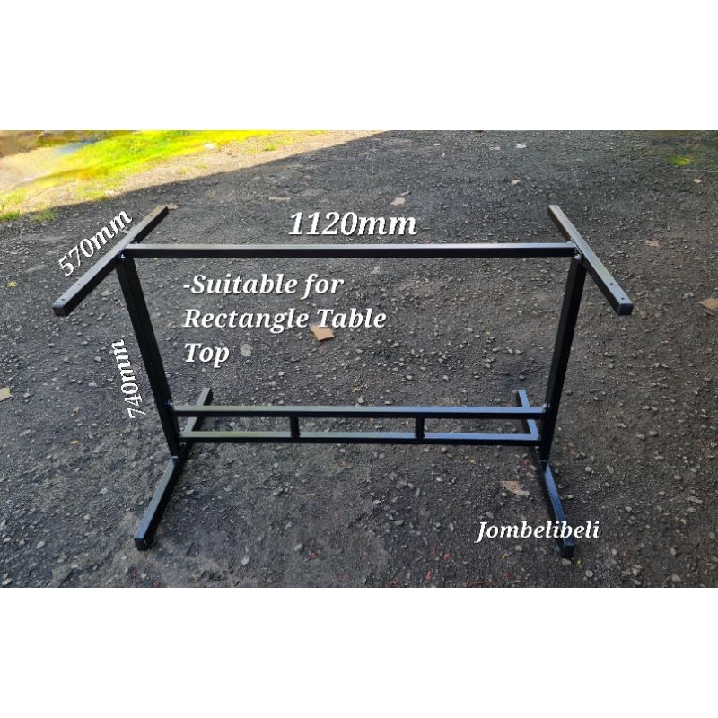 Dining table leg for 2.5" x 5' Table Top /Table base table legs/ metal ...