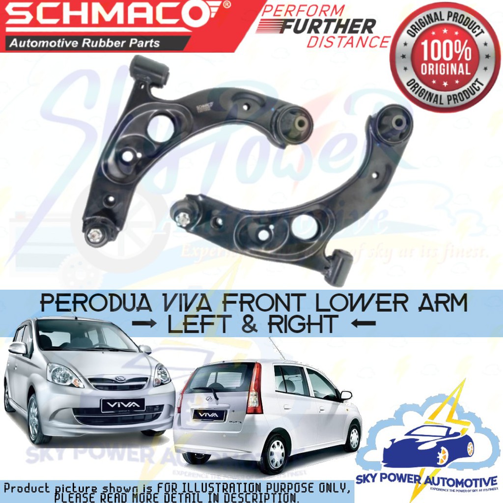 PERODUA VIVA SCHMACO LOWER ARM (FRONT LEFT & RIGHT) | Shopee Malaysia