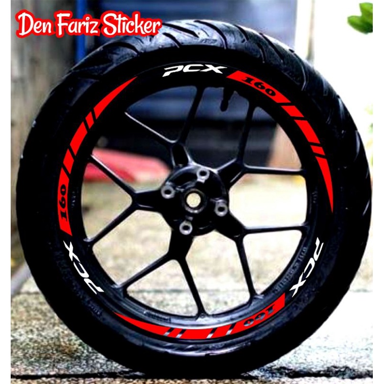 Pcx Sticker, PCX Decal, rim Sticker, one set of honda PCX 160/150 ...