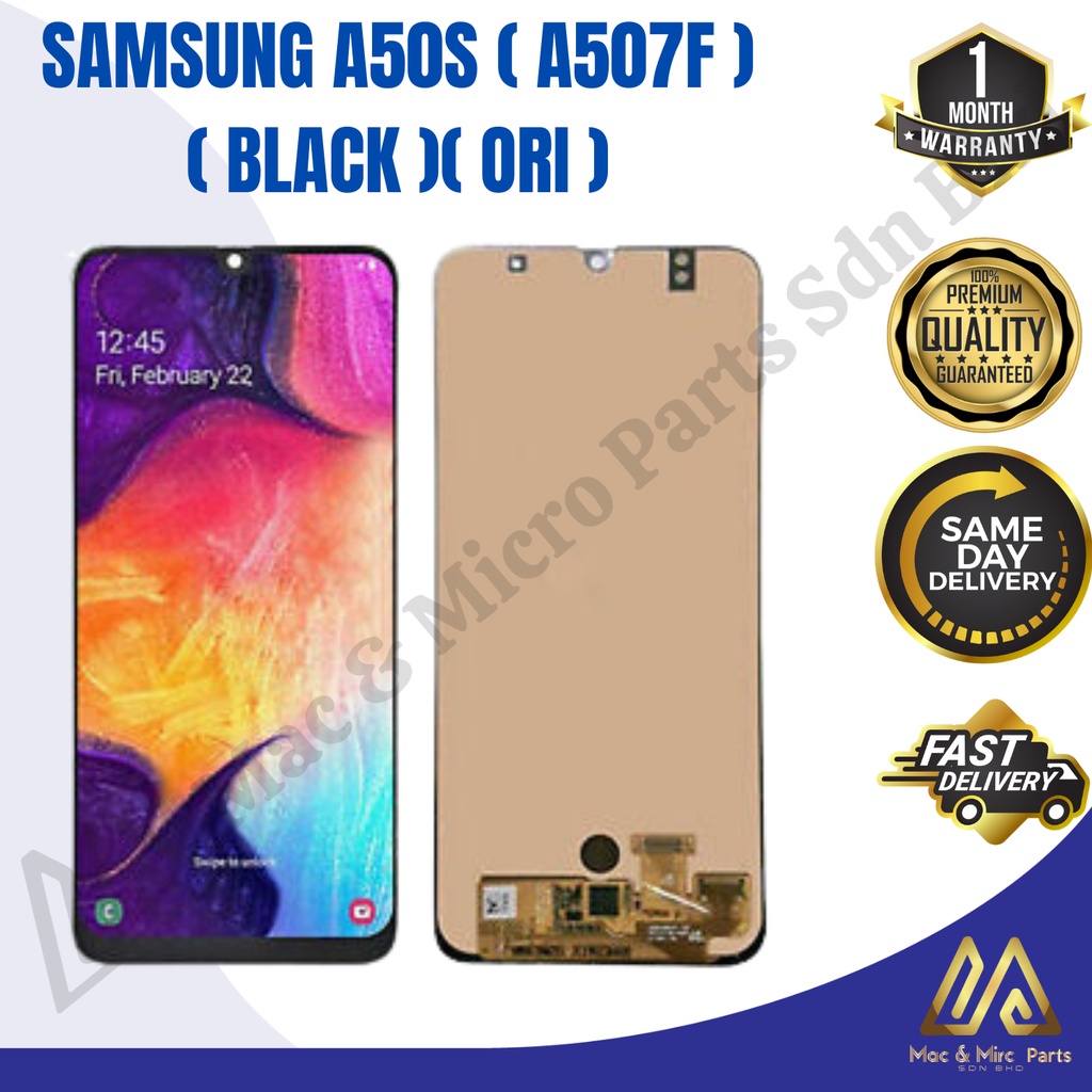 SSAM A50S ( A507F ) ORIGINAL FULLSET LCD TOUCH DIGITIZER REPLACMENT ...