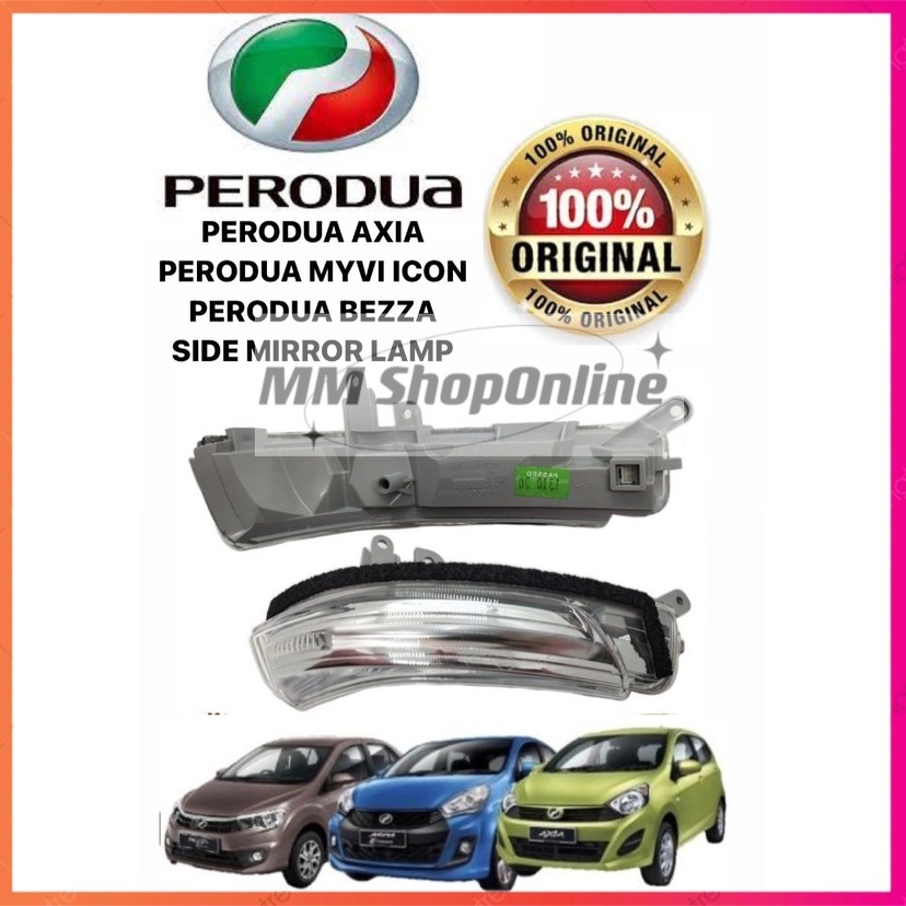 PERODUA AXIA BEZZA MYVI ICON SIDE MIRROR SIGNAL LAMP ORIGINAL | Shopee ...