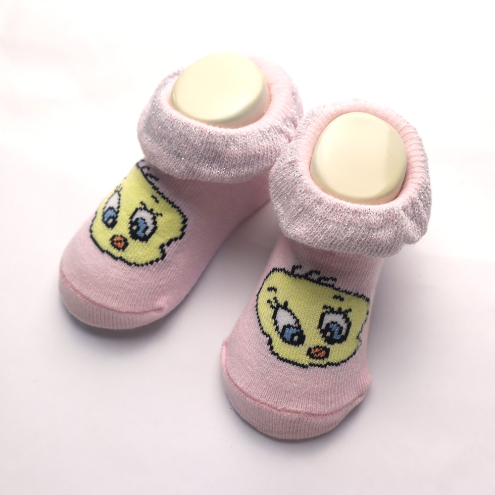 (Size:Infant)Looney Tunes Girl Pink Beige Infant Baby Socks | Shopee ...