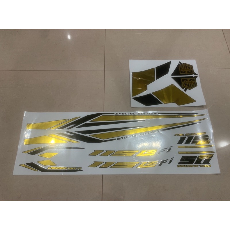 yamaha LAGENDA SRL 115 ZR SRL115FI CHROME BODY STICKER decal strip ...