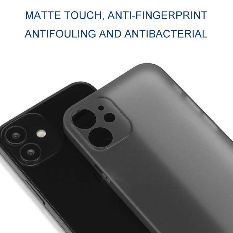 Sarung Telefon Matte Ultra Nipis 0.3mm untuk iPhone 16 15 14 13 12 11 ...