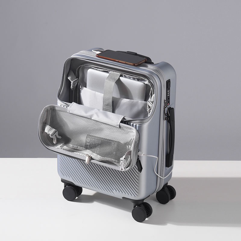 Japanese Style 20 inch Luggage Travel Luggage Bag USB Charging Suitcase ...