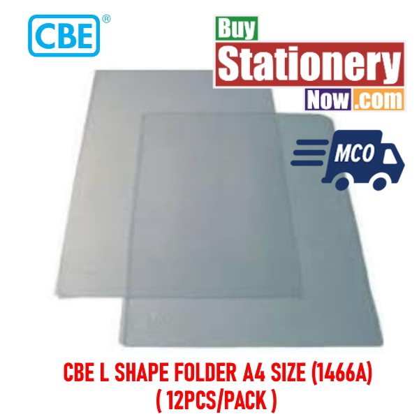 [12pcs/pack] CBE L Shape A4 Size Folder (1466A) | Shopee Malaysia