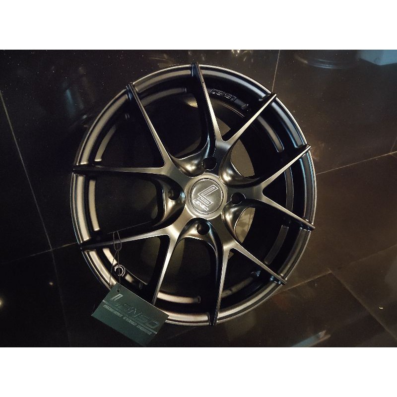 NEW RIM ORIGINAL LENSO JAGER DYNA 15 16 17 4X100 4X114.3 5X112 5X114.3 SATIN BLACK | Shopee Malaysia