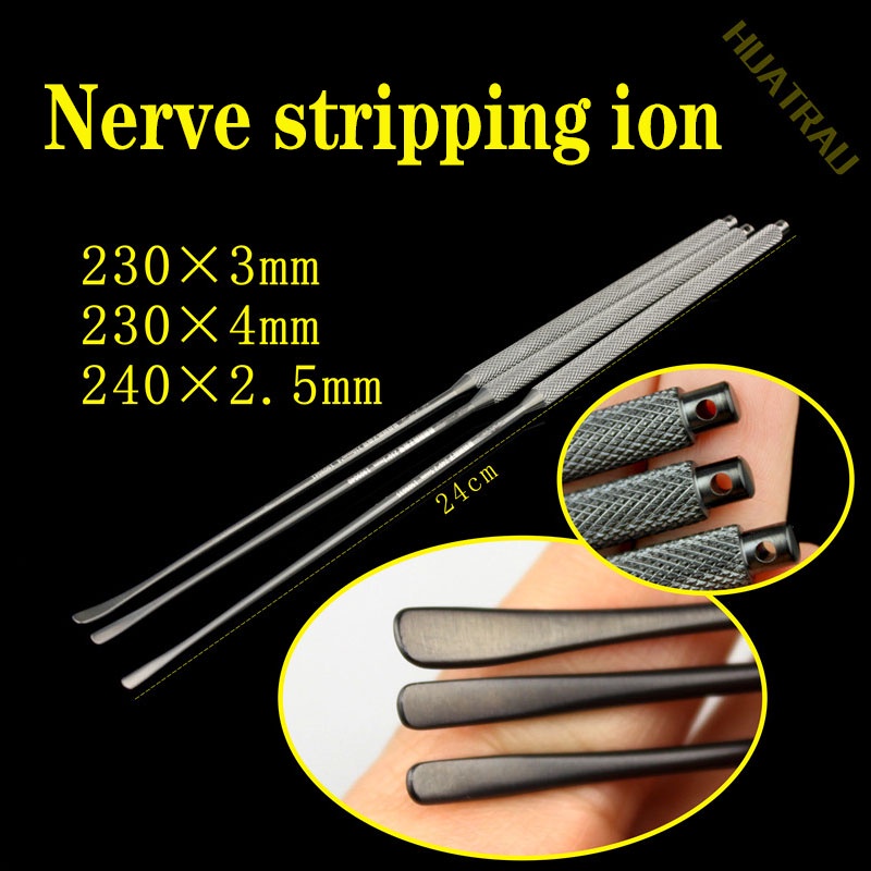 Nerve stripping ion orthopaedic neurosurgical instruments black micro ...