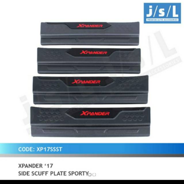Xpander side sill plate/side scuff plate Sporty model jsl | Shopee Malaysia