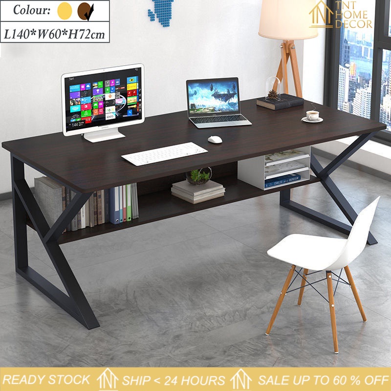 TNT Multifunctional Modern Home Office Double Layer Storage Computer ...