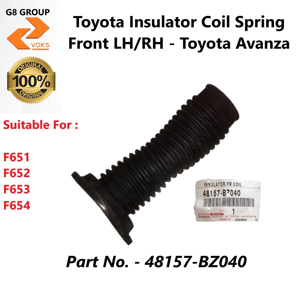Toyata Insulator Coil Spring Front LH/RH - Toyota Avanza ( 48157-BZ040 ...