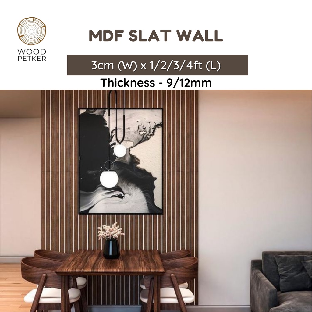 Fluted Panel MDF papan hiasan rumah / Fluted Panel MDF HARGA KILANG ...