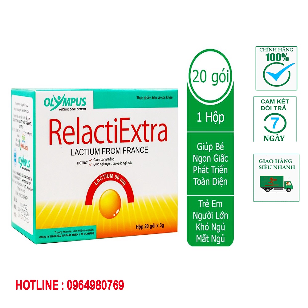 Cereal reduces crying. helps babies sleep well Relacti Extra box of 20 ...